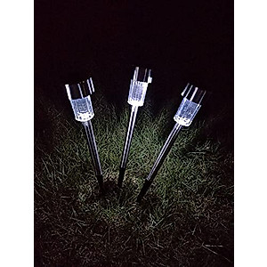 Solar Outdoor Lights 10 Pack, Solar Garden Lights Solar Powered Waterproof Landscape Path Lights Stainless Steel LED Outdoor Lights Solar for Walkway Yard Backyard Lawn Patio Driveway Decorative