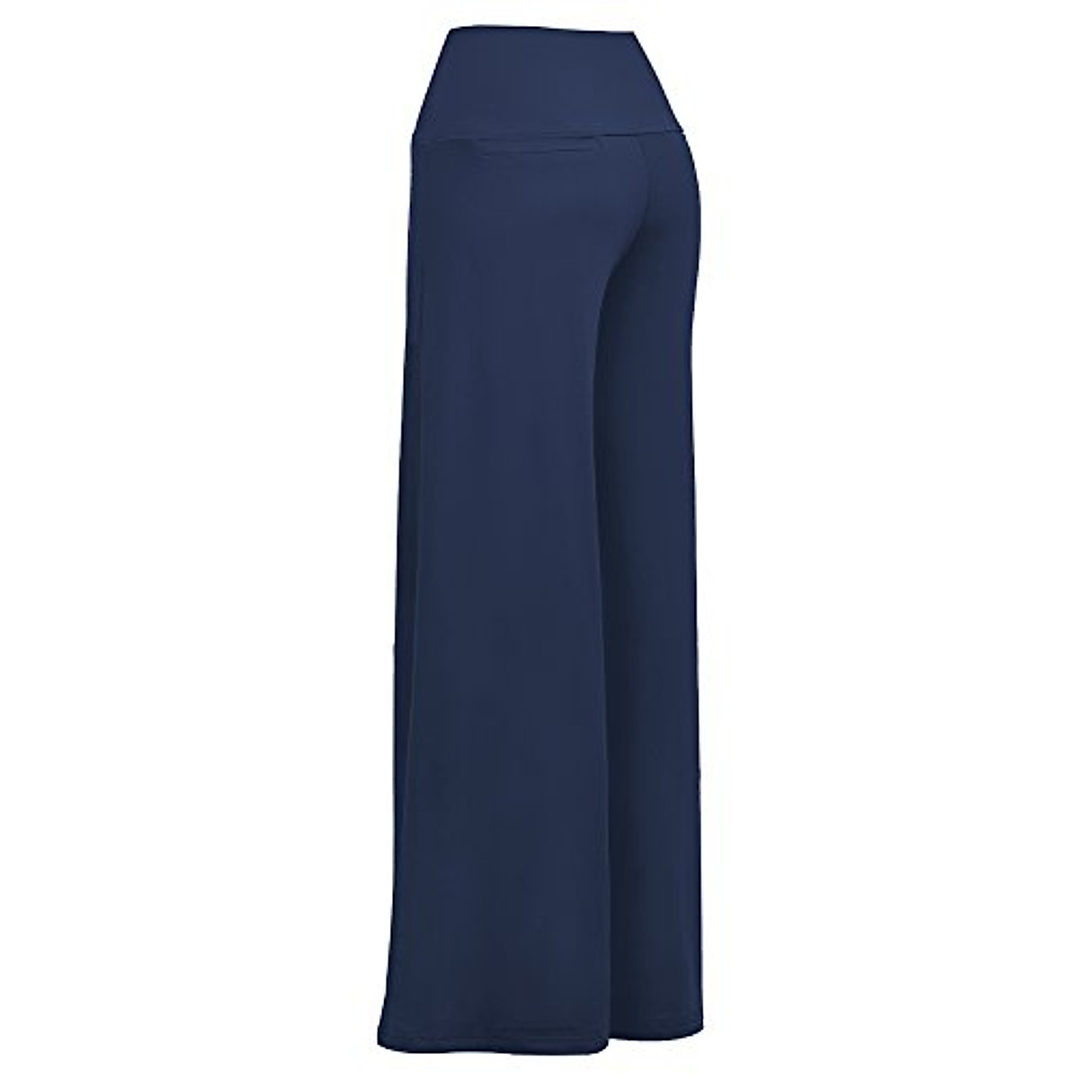 Arolina Women's Stretchy Wide Leg Palazzo Lounge Pants Casual Comfy High Waist Palazzo Pants Navy Blue