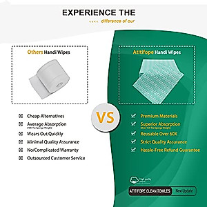 Atitifope Reusable Cleaning Cloths Nonstick Wiping Rags Disposable Cleaning Towels Dish Cloths 40count