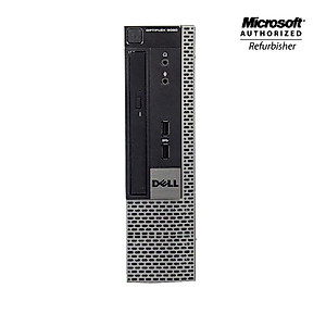 Dell Optiplex 9020 USFF Ultra-Slim Business Desktop Computer PC, Intel i5-4570s up to 3.6 GHz, 16GB RAM, New 512GB SSD, Keyboard, Mouse, Wireless WiFi, Windows 10 Pro 64 Bit (Renewed)