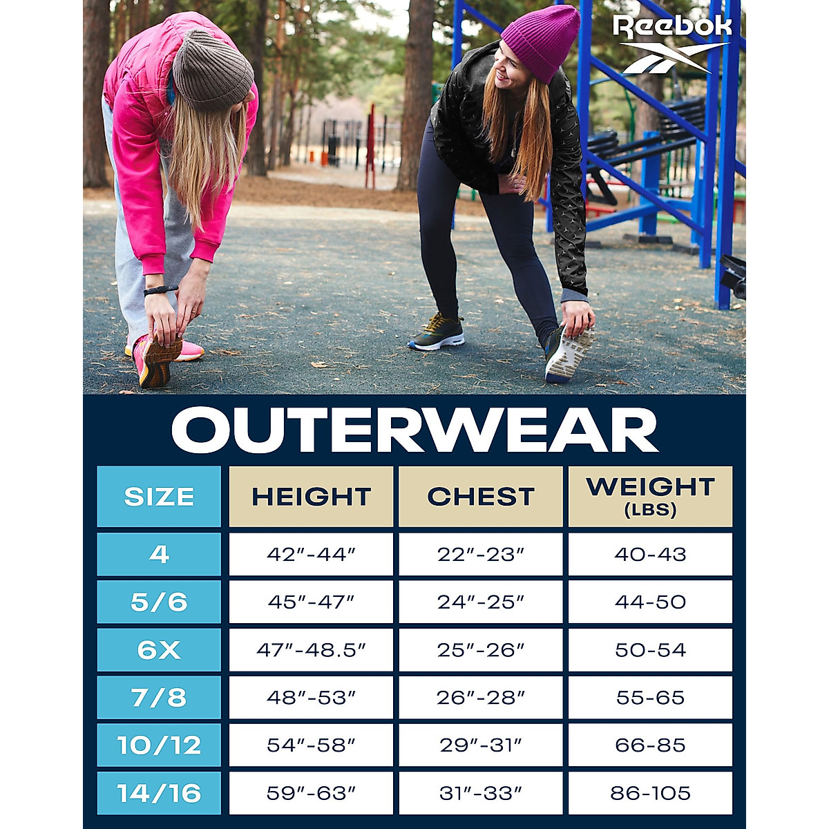 Reebok Girls' Winter Coat - Heavyweight Quilted Sherpa Fur Lined Cropped Puffer Parka - Casual Jacket for Girls (4-16), Size 10-12, Blush