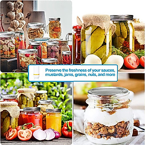 Electric Mason Jar Vacuum Sealer Kit for Regular and Wide Mouth Mason Food Jars, Canning Sealer with Electric Portable Vacuum Pump and Vacuum Seal Bags for Food Storage and Fermentation