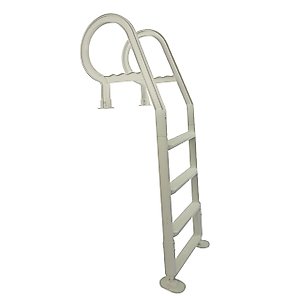 Champlain Plastics Above Ground Pool Deck Ladder Adjustable Upto 54". Made is USA