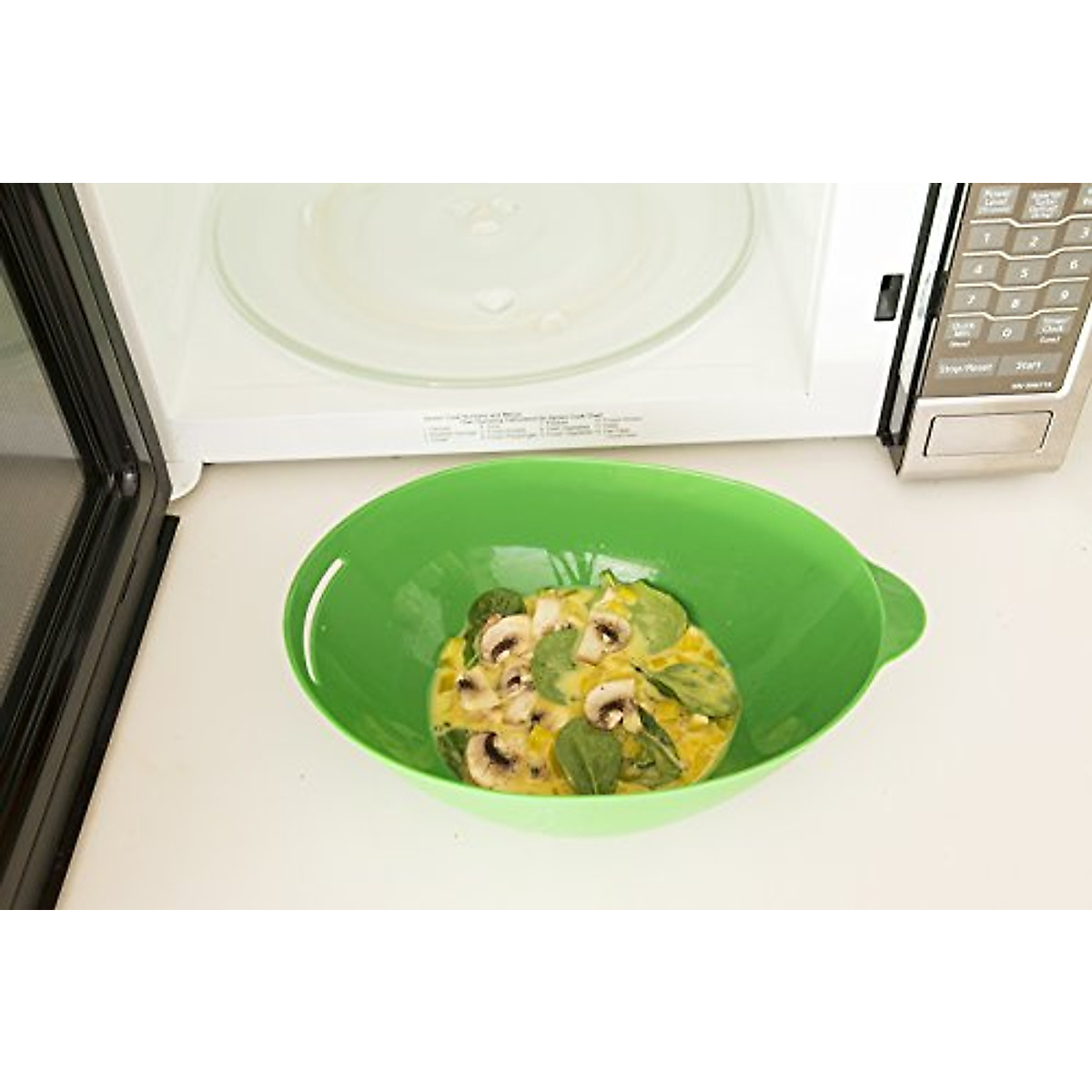 Microwave Vegetable Steamer | Omelet Maker | Fish Poacher | Oven Roaster | Cloche Bread Baker | BPA Free Microwave Cooking | Easy Pod by Cestari Kitchen (Original Easy Pod, Jade Green)