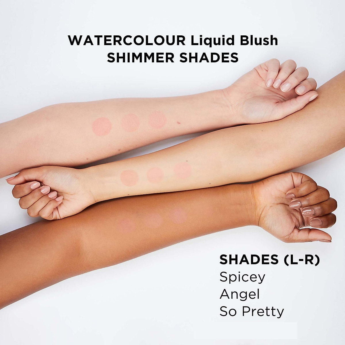 Daniel Sandler WATERCOLOUR LIQUID BLUSH SO PRETTY – Lightweight, Buildable, Water-Resistant Formula for Cheeks, Lips