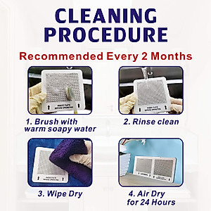 LUFUTATECH Universal Ceramic Ozone Plates for Generic Ozone Generators Washable Purification Air Purifier, 6.5" x 4.5" Inches Replacement Ozone Plates (3 Pack)