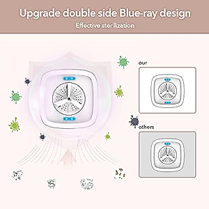 Two Portable Washing Machines - Foldable Mini Small Washer for Washing Baby Clothes, Underwear or Small Items, Suitable for For Apartment, Laundry, Camping, RV, Travel
