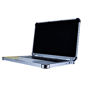 Emerald Computers Rugged Laptop with I5-8250U Quad Core, 8 Thread CPU, 16GB RAM 512GB SSD, 13.3 Inch 1080p Screen, Tenacious Model in Silver