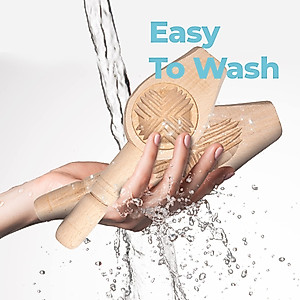 Onart Home - 2 Pack - Cookie Molds for Baking | Maamoul Molds Traditional Handmade | Biscuit Cake Pastry Cookie Cutter | Mid-Autumn Festival Practical Hand Pressed Cake Mold