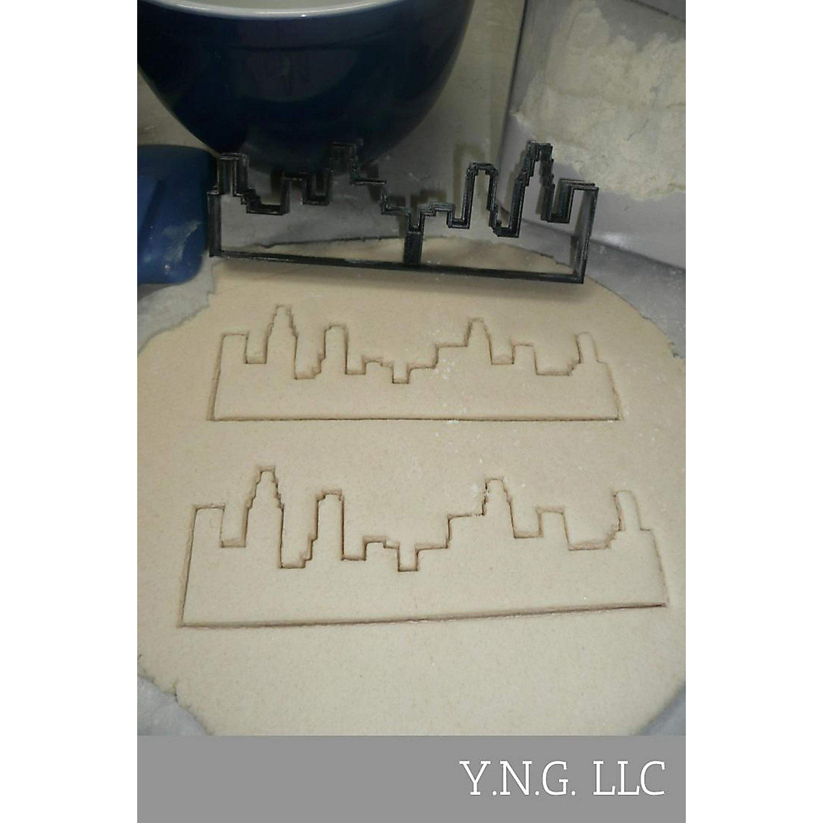 NEW YORK CITY SKYLINE BIG APPLE SKYSCRAPER BUILDING HORIZON COOKIE CUTTER MADE IN USA PR4114