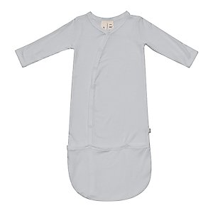 KYTE BABY Bundlers, Unisex Baby Sleeper Gowns, Rayon Made From Bamboo Material (3-6 Months, Storm)