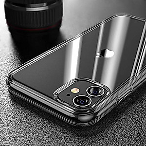 FanTEK Compatible for iPhone 11 Case, Clear Crystal TPU Phone Cases Compatible with iPhone 11 6.1 Inch