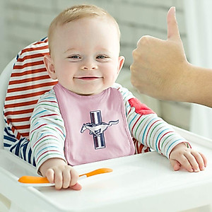 GRAPHICS & MORE Ford Mustang Logo Baby Bib