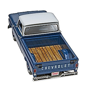 Revell 85-7225 '66 Chevy Fleetside Pickup Model Truck Kit 1:25 Scale 112-Piece Skill Level 4 Plastic Model Building Kit , Blue, 12 years old and up
