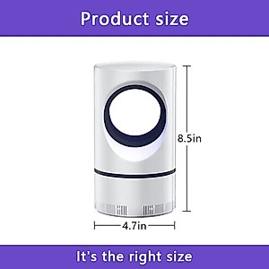 Mosquito Killer Lamp,USB Mosquito Killer Trap and Bug Zapper Mosquito Light Insect Killer Indoor & Outdoor,Mosquito Exterminator for Fly Control,Suction Fan