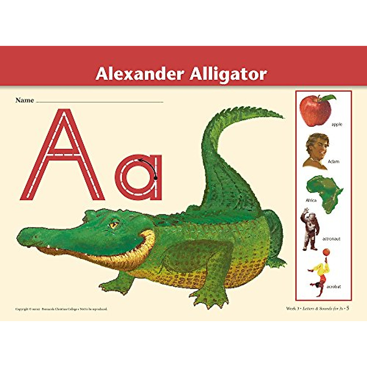 Letters and Sounds for 3s - Abeka 3 Year Old Alphabet Recognition Reading Program Student Work Book