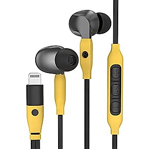 MOOU Lightning Headphones MFi Certified iPhone Earphone Compatible with iPhone 13 13 Pro Max 12 11 Pro iPhone X XS Max XR iPhone 8 Plus Microphone Controller Noise Cancelling Earbuds for iPhone