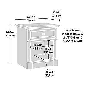 Sauder 425995 Palladia Night Stand, Split Oak Finish