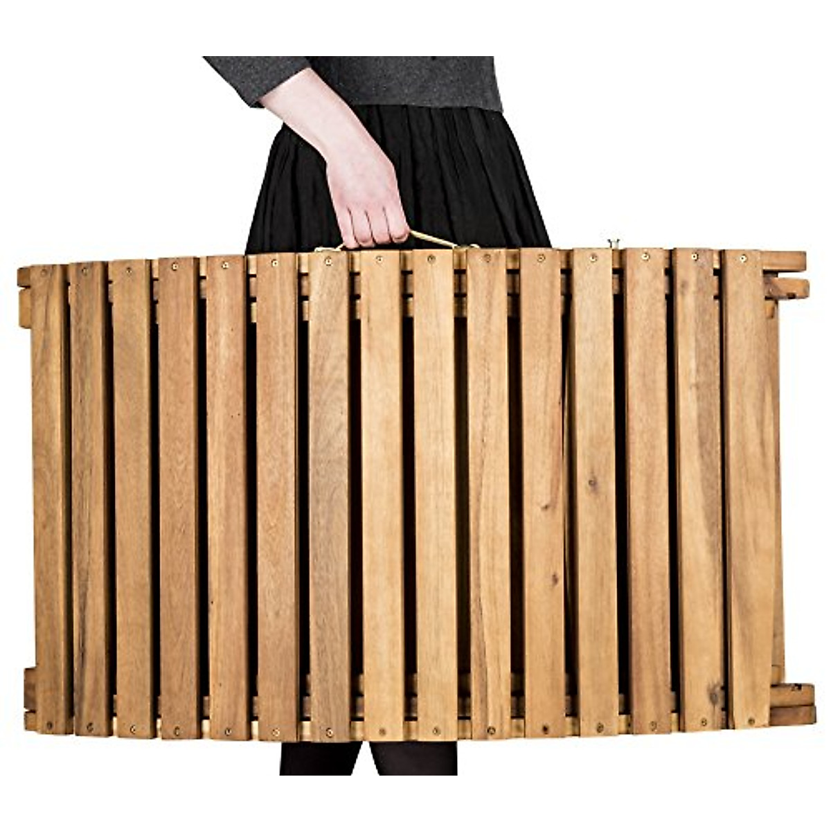 SAFAVIEH-Outdoor Collection Pacifica Natural/ Grey Stripe Cushion 3-Piece Chaise Lounge Set with Table