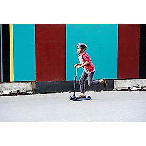 Micro Kickboard - Maxi Original 3-Wheeled, Lean-to-Steer, Swiss-Designed Micro Scooter for Kids, Ages 5-12 (Blue)