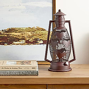 LL Home Metal Horse Lantern Light