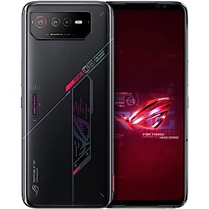 ASUS ROG Phone 6 AI2201 5G 256GB 12GB RAM Factory Unlocked (GSM Only | No CDMA - not Compatible with Verizon/Sprint) - Black