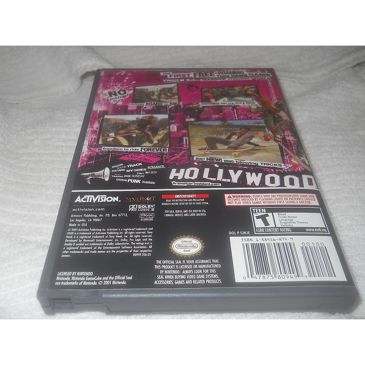 Tony Hawk American Wasteland - Gamecube