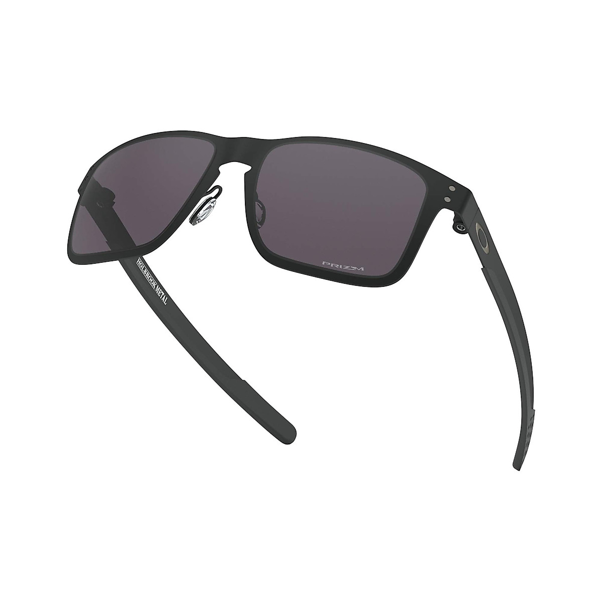 Oakley Holbrook Metal Sunglasses Matte Black with Prizm Grey Lens 55mm