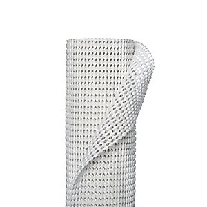 Con-Tact Brand Grip-N-Stick Durable Self-Adhesive Non-Slip Shelf and Drawer Liner, 18" x 4', White, 6 Rolls