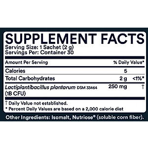 Microbiome Labs MegaMetalliQ Powder Sachets - L-plantarum Probiotics Supplement - Supports The Removal of Unwanted Elements in The Gut (30 Sachets)