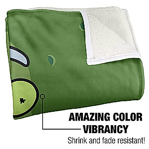 Rick and Morty Blanket, 50"x60", Pickle Rick Silky Touch Sherpa Back Super Soft Throw Blanket
