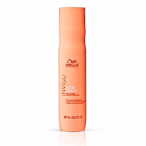 Wella Professionals Invigo Nutri-Enrich Shampoo, Deep Nourishing Shampoo For Dry & Damaged Hair, 10.1 oz