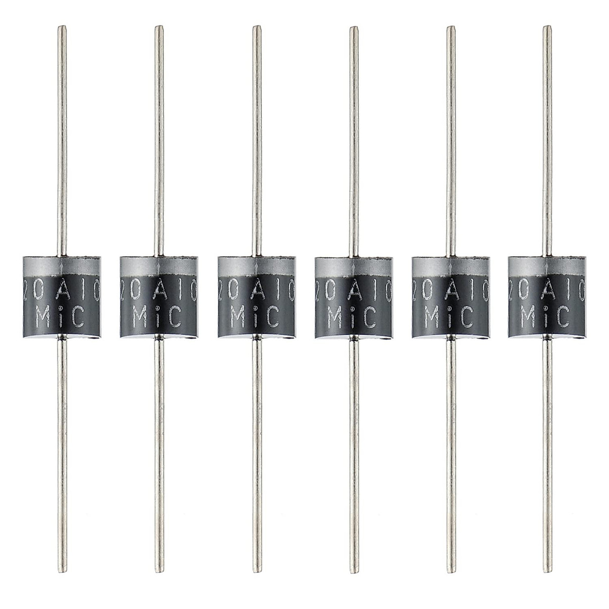 BOJACK 20A10 Rectifier Diode 1000 Volt Electronic Silicon Diodes（Pack of 20 Pcs）
