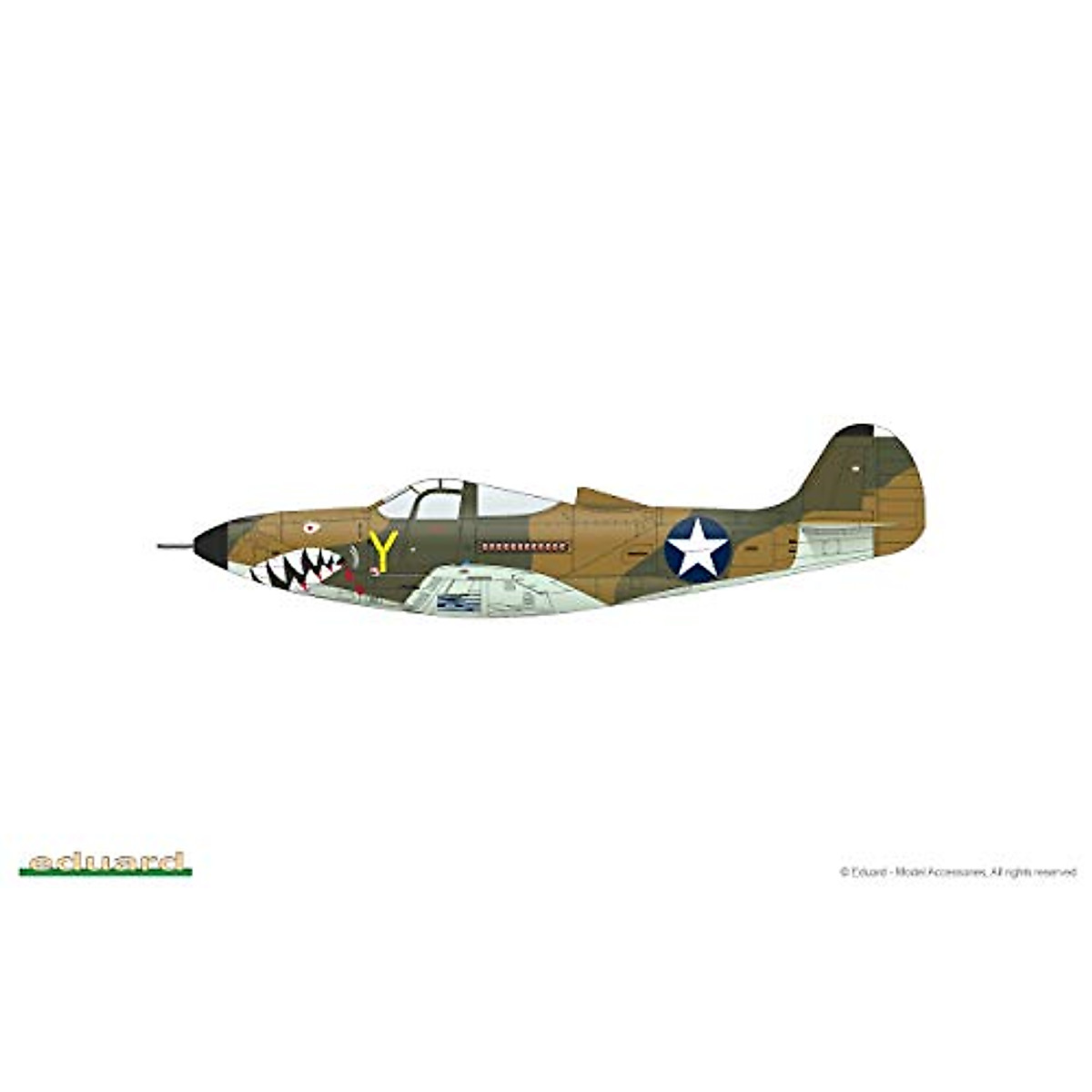 Eduard EDK8092 1:48 Profipack-P-400 Model Kit, Various