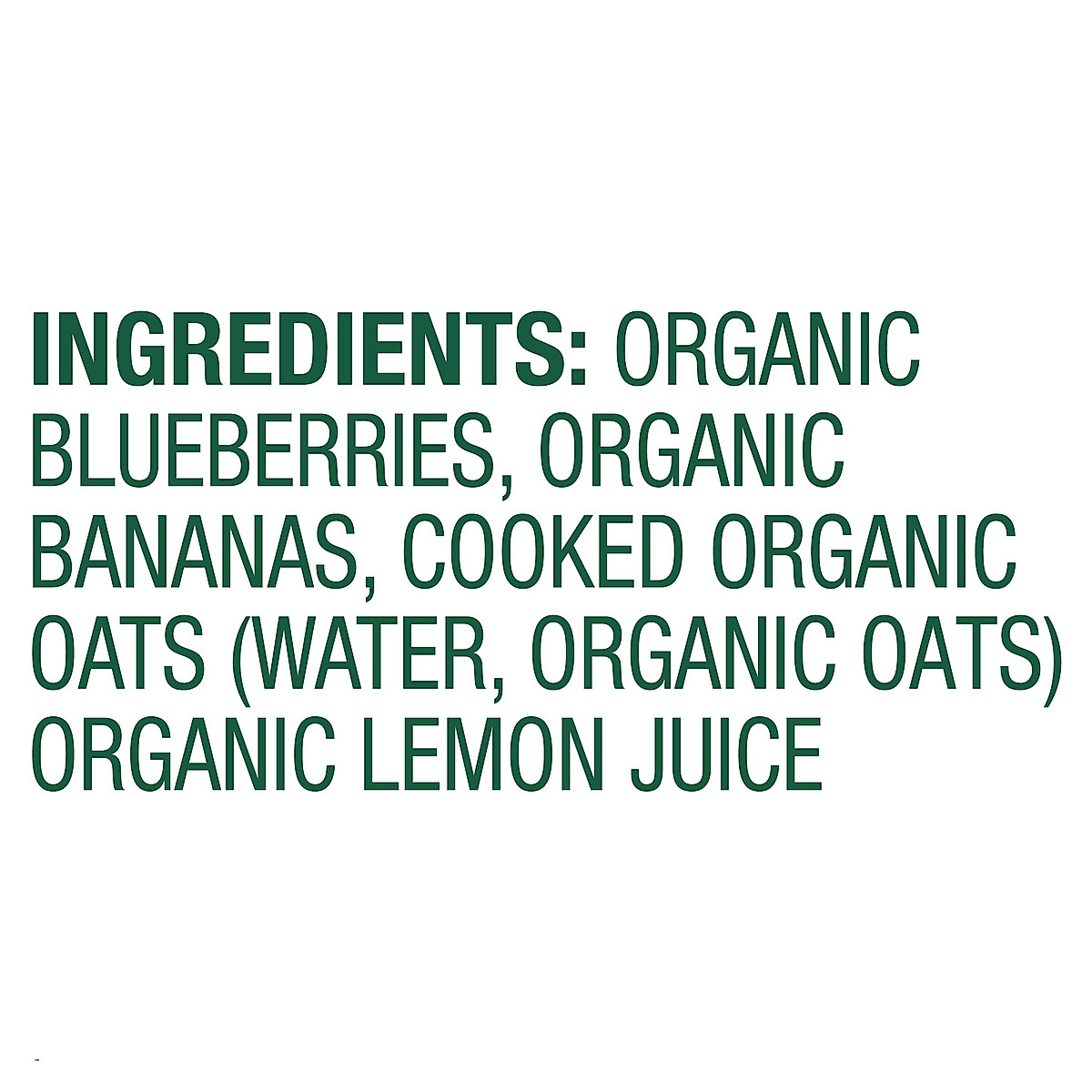 Sprout Organics Blueberry, Banana & Oatmeal Baby Food, Kosher, 3.5 Ounces (Pack Of 6)