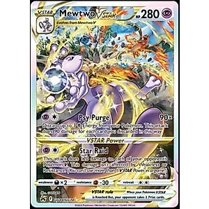 Pokemon - Mewtwo Vstar GG44/GG70 - Crown Zenith - Galarian Gallery - Ultra Rare Alternate Art