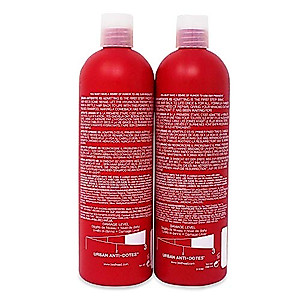 Bed Head by TIGI Urban Antidotes Resurrection Shampoo and Conditioner for Damaged Hair 25.36 fl oz 2 count