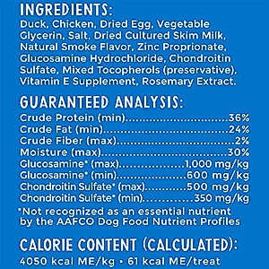 Happy Hips & Joint, Grilled Strips, Grain Free Dog Treats, Glucosamine & Chondroitin, Duck 4oz