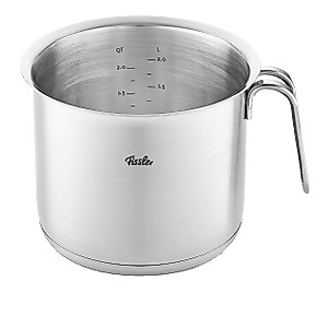 Fissler Original-Profi Collection/Stainless Steel Milk Pot, Butter-Warmer (2.1Qt.,6.2") Cooking Pot – Induction