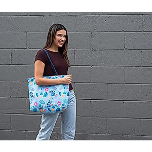 Disney Tote Lilo and Stitch Hawaiian Beach Print Travel Bag