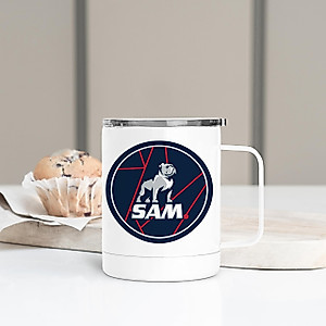 greeklife.store Samford University Stainless Steel Travel Mug Tumbler 13 OZ with Lid, Coffee Mug (Samford University #11)