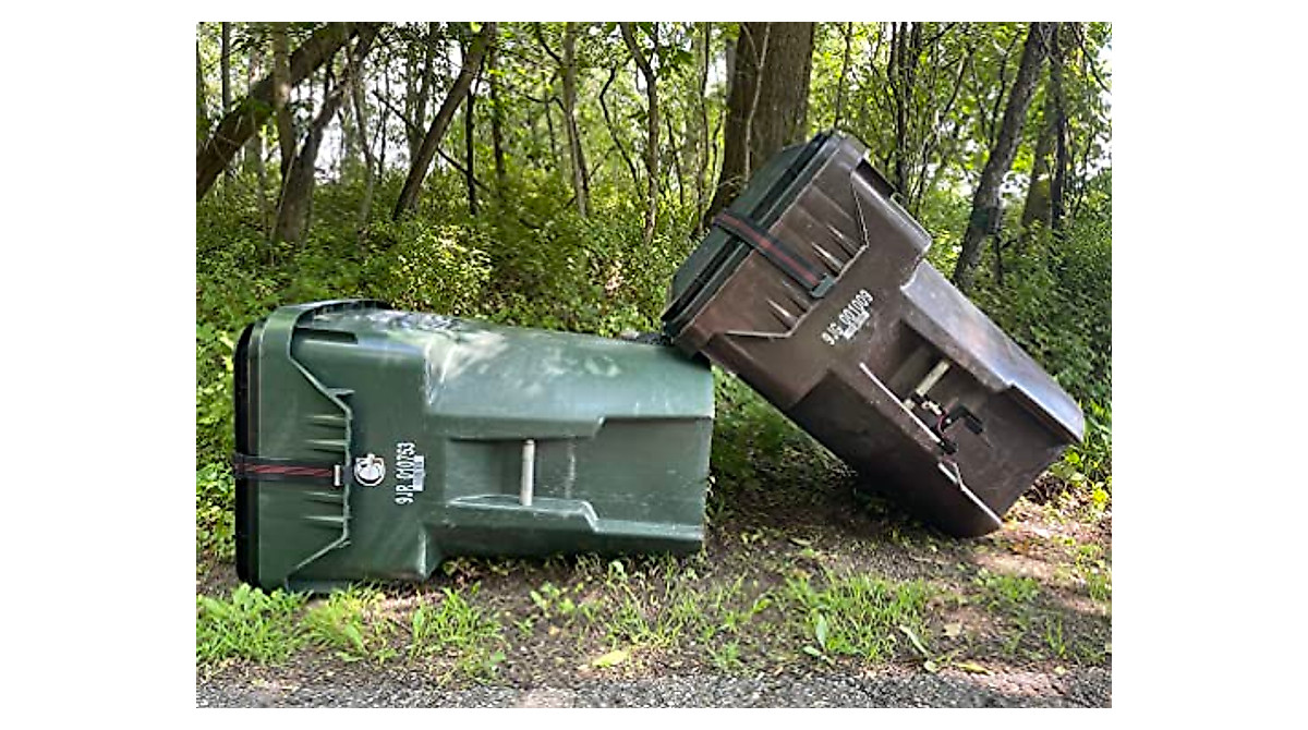 Heavy Duty Adjustable Garbage Strap for Secure Garbage Cans