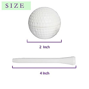 Golf Ball Grinder 2" Inch, Kitchen Spice Grinder Tool Gift Set for Fathers Day Christmas (Green)