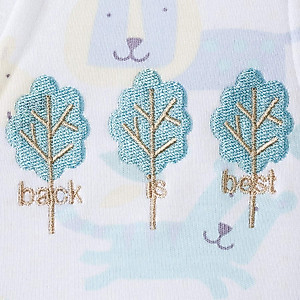 Halo Sleepsack Cotton Wearable Blanket, Blue Jungle Animals, Small