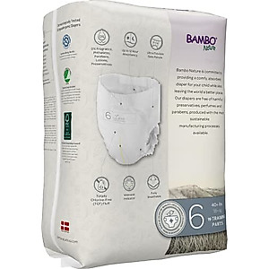 Bambo Nature Premium Training Pants (SIZES 4 TO 6 AVAILABLE), Size 6, 19 Count