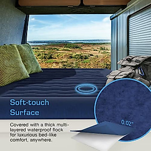 Active Era Luxury Twin Size Air Mattress (Single) - Elevated Inflatable Air Bed, Electric Built-in Pump, Raised Pillow & Structured I-Beam Technology, Height 21"