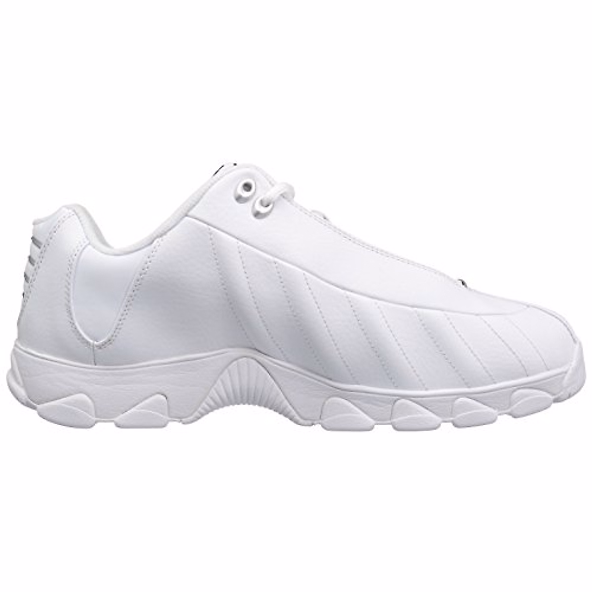 K-Swiss Men's ST329 CMF Sneaker, White/Navy/Red, 8 M