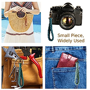 Macrame Keychain Boho Keychain Lanyards for Keys Key chain wrist lanyard for women Wrist Keychain Keyring Bracelet Holder Car Key Lanyard, Macrame Wristlet Keychain Car Keys Keychain Wristlet Blue Key Chain