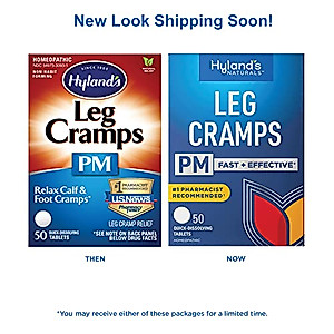 Hyland's Leg Cramps PM - 50 Tablets ea (Pack of 4)