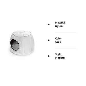Guinea Pig Cave Beds, Cozy House Bedding for Rats Chinchilla Degu Ferrets Hedgehog Sugar Glider, Pumpkin Shaped Small Pet House (Gray)…